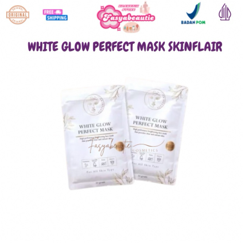 Jual (READY STOCK) SKINFLAIR WHITE GLOW PERFECT MASK POWDER MASKER ...