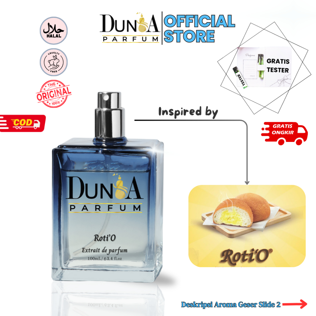 Jual Dunia Parfum - Parfum pria wanita Parfum Aroma Roti Inspired by ...