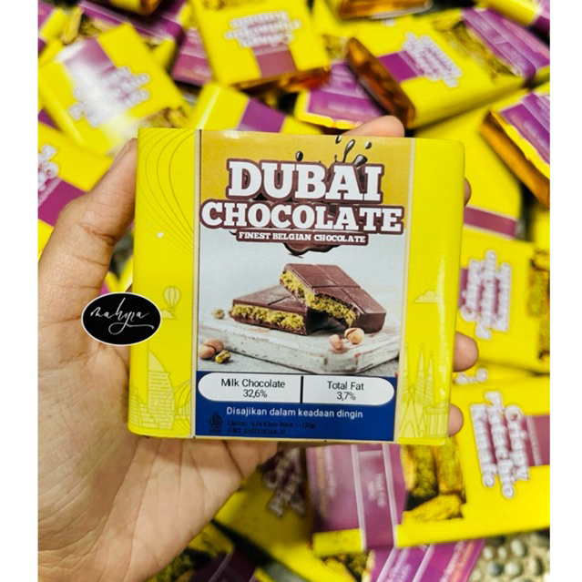 Jual (MAHYRA) Coklat dubai mini viral | Coklat dubai pistacio kunafa ...