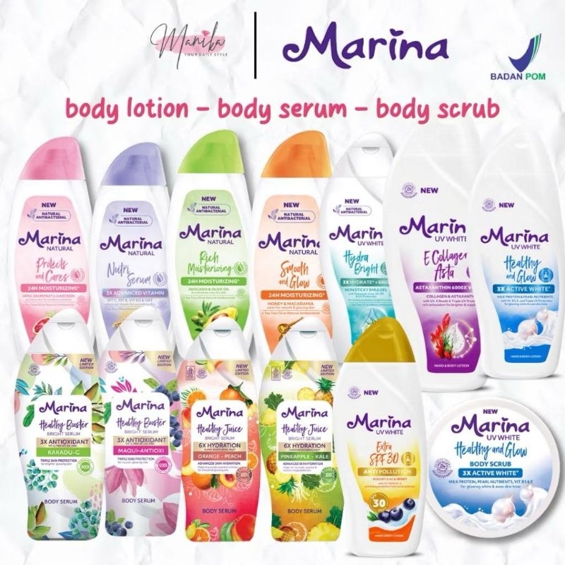 Jual MARINA OFFICIAL - HAND BODY LOTION MARINA | Shopee Indonesia