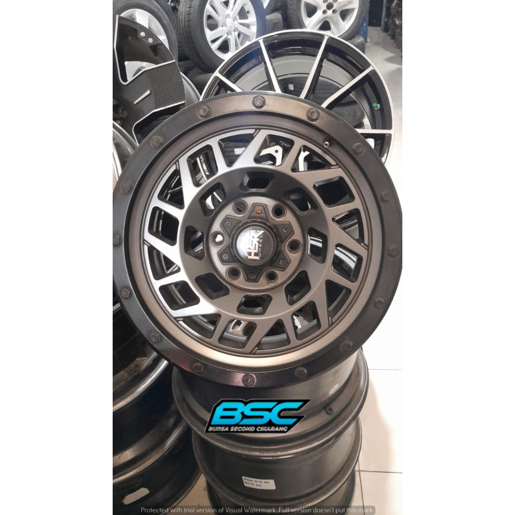 Jual Velg Racing Offroad Seken R17 HSR Bone Pcd 6x139 Ring 17 Buat Fortuner Pajero Strada Triton ...