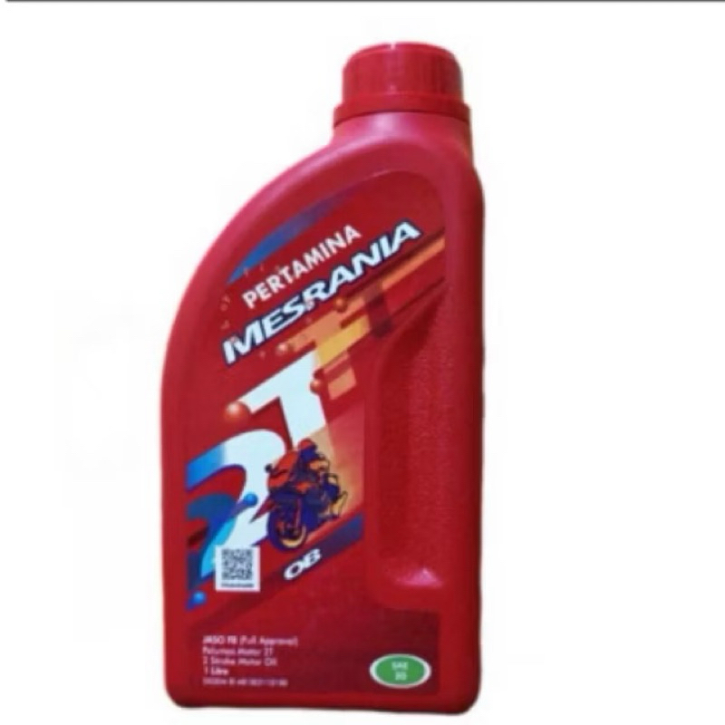 Jual Oli Mesrania OB 2T Sae 20 1Liter Oli Samping Pertamina Mesran 2T ...