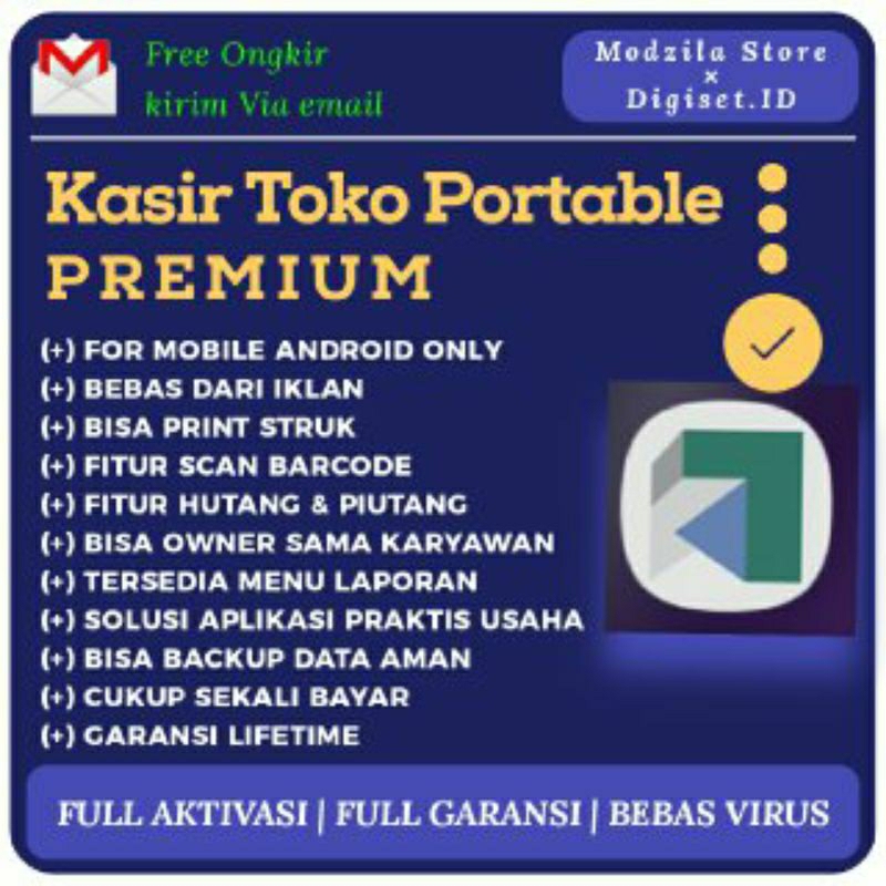 Jual Lifetime Kasir portable Aplikasi Kasir portable Pro - Modzila ...