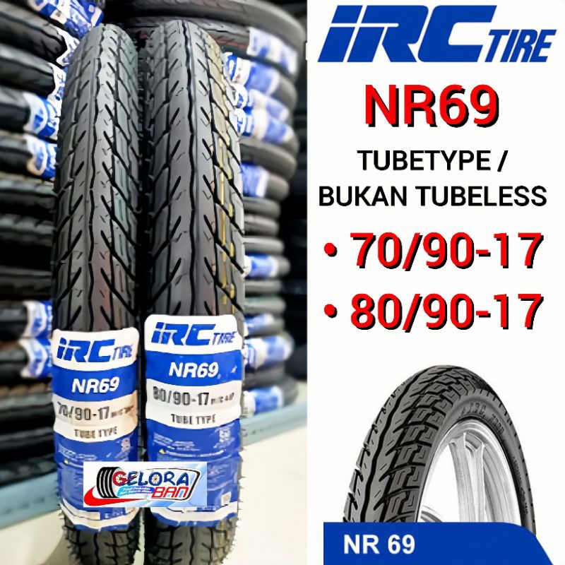 Jual Ban Irc Nr69 70/90-17 Ban 80/90-17 Ban Montor Jupiter Vega Supra ...