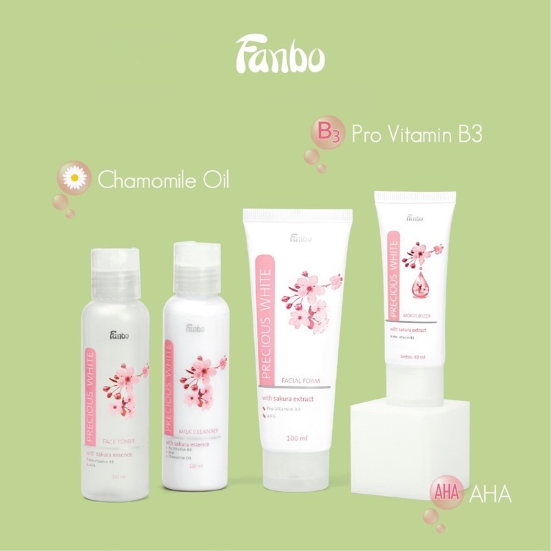 Jual Fanbo Precious White Series | Face Toner 110ml - Facial Foam ...