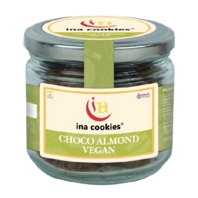 Jual ina cookies varian CHOCO ALMOND VEGAN [JAR], (ONLY JABODETABEK ...