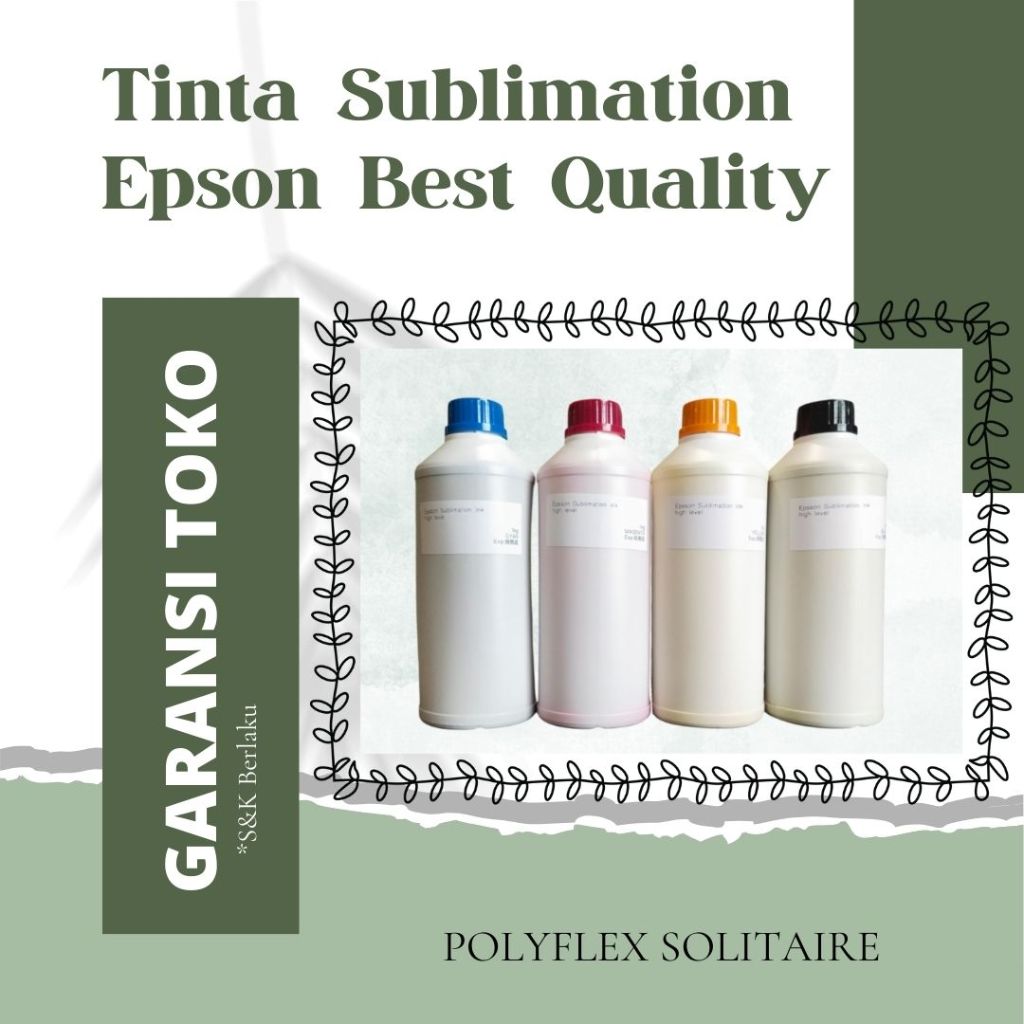 Jual Tinta Sublim Sublimation Epson High Quality 1 Liter | Shopee Indonesia