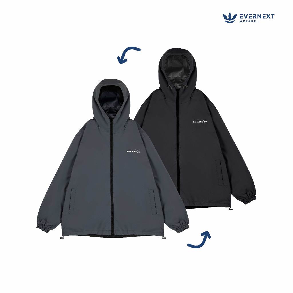 Jual Evernext - Jaket Parasut Pria 2IN1 Jaket Motor Water Resist Jaket ...