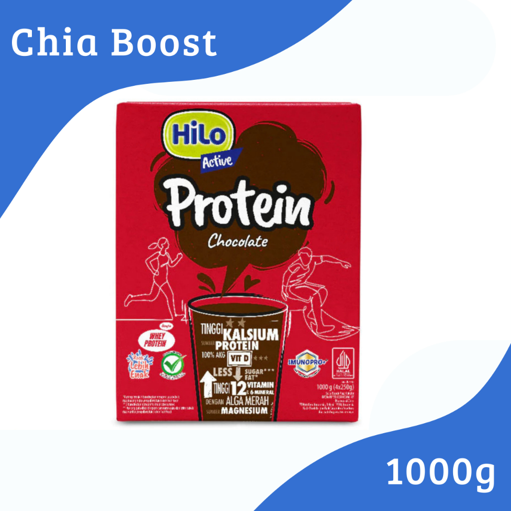 Jual HiLo Active Chocolate 1000 gram - Susu Dewasa Tinggi Kalsium ...