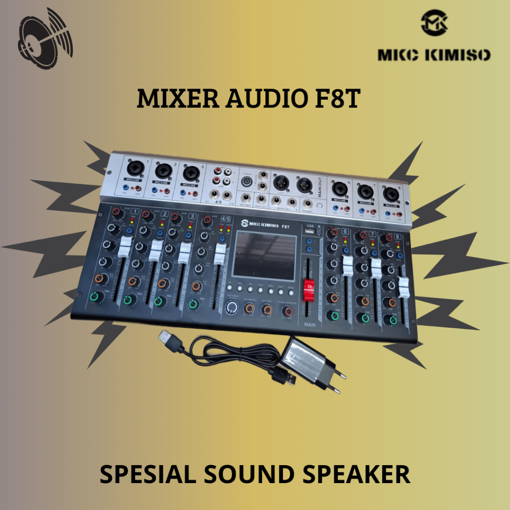 Jual F8T Profesional Audio Mixer Sound Equalizer | Shopee Indonesia