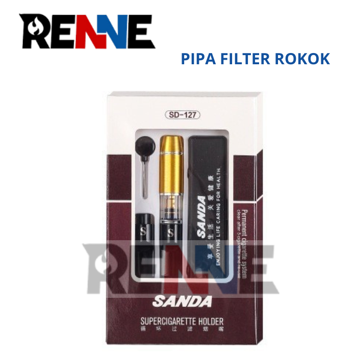 Jual Pipa Filter Import Premium Sanda SD-127 Penyaring Zat Tar Elegan ...