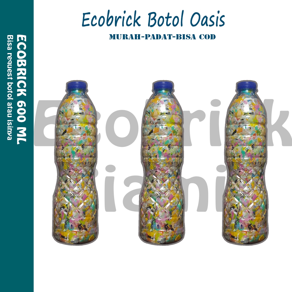 Jual Kerajian Ecobrick Ekobrik Ecobrik Ekobrick Ecobrick botol Oasis ...
