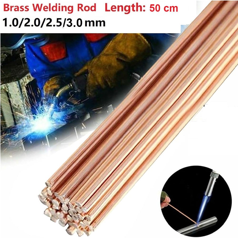 Jual [PACK] Kawat Las Tembaga 2mm x 50cm Welding Fosfor Copper Low ...