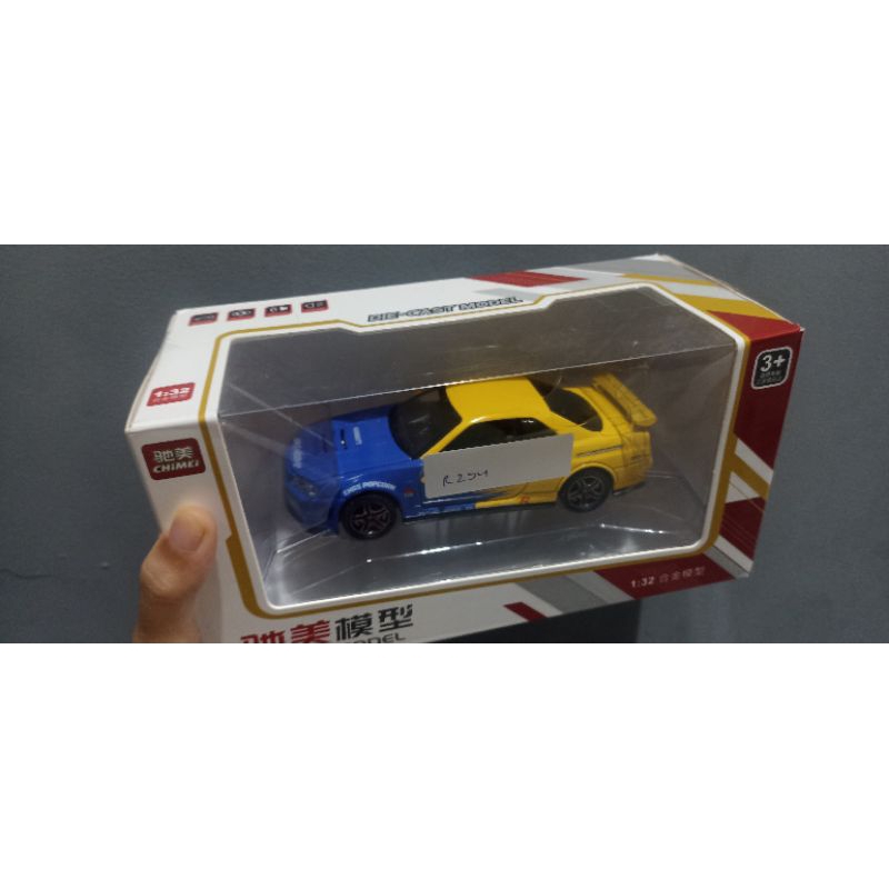 Jual Nissan Skyline R34 1:32 Spoon Racing | Shopee Indonesia
