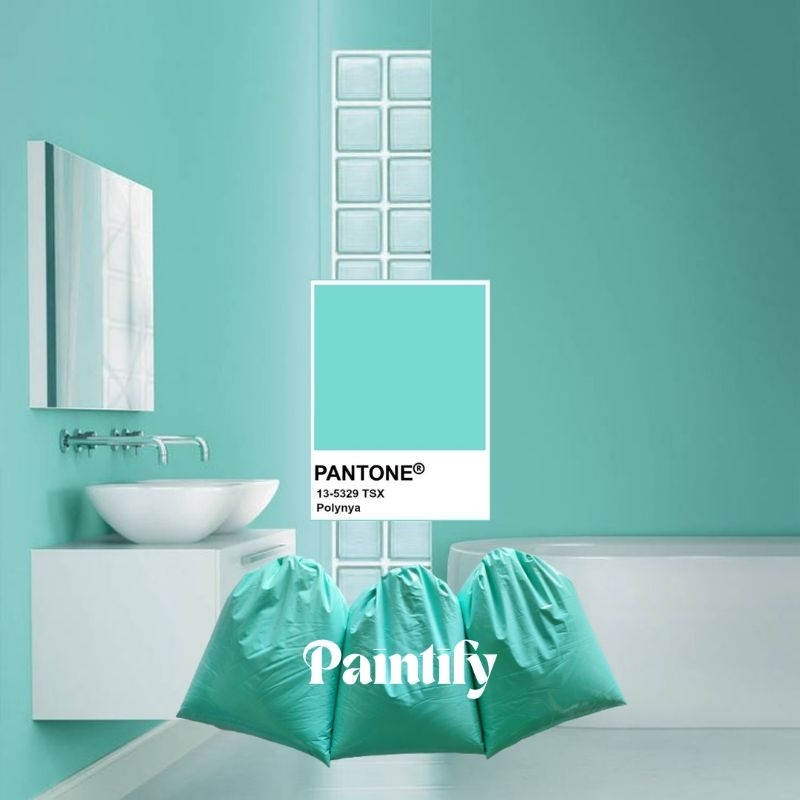 Jual Cat Tembok Kiloan Warna Tosca Muda by Paintify | Shopee Indonesia