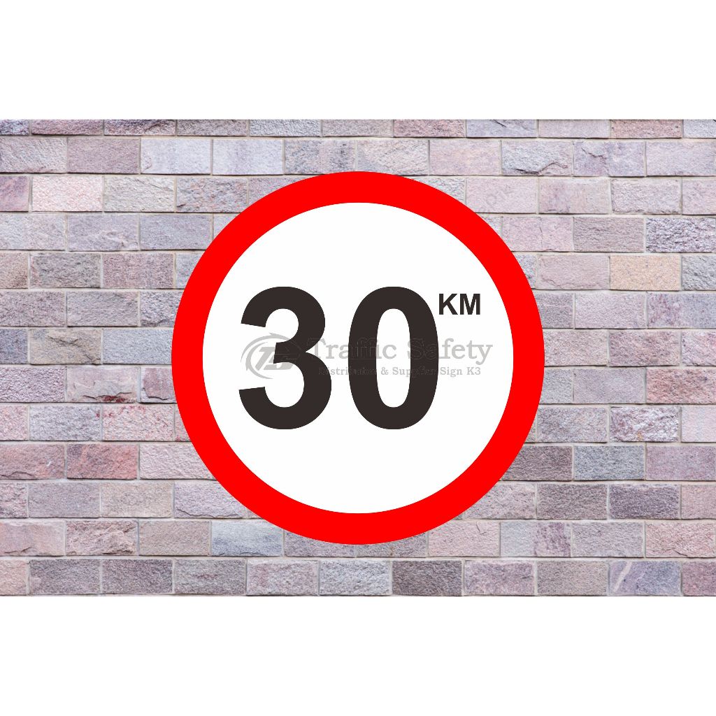 Jual Rambu kecepatan maksimal 30km - Plat Alumunium 1.2mm | Shopee ...
