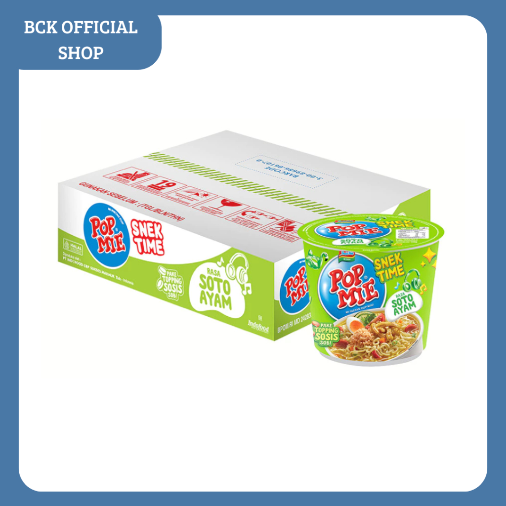 Jual Pop Mie Mini Snek Rasa Soto 12x40gr (KARTON) | Shopee Indonesia