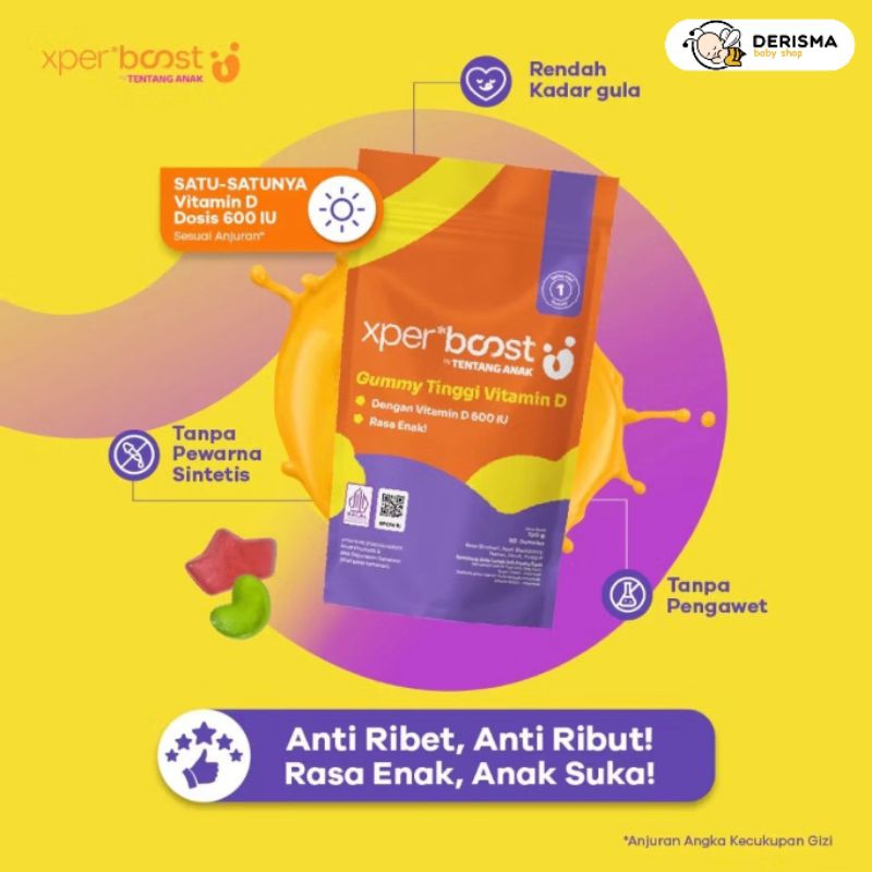 Jual Expert Boost - Gummy Vitamin D 600 IU Anak dan Dewasa | Shopee ...