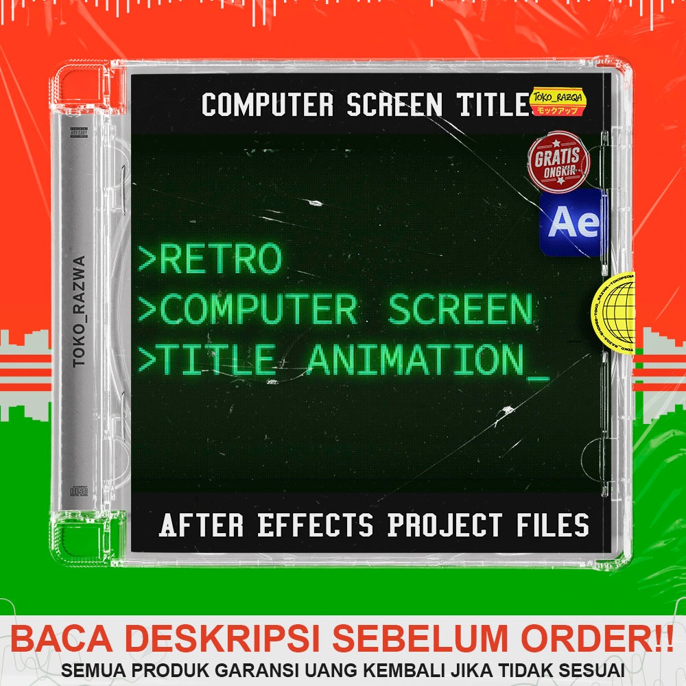 Jual After Effects Project Files - Computer Screen Titles - 280125 ...