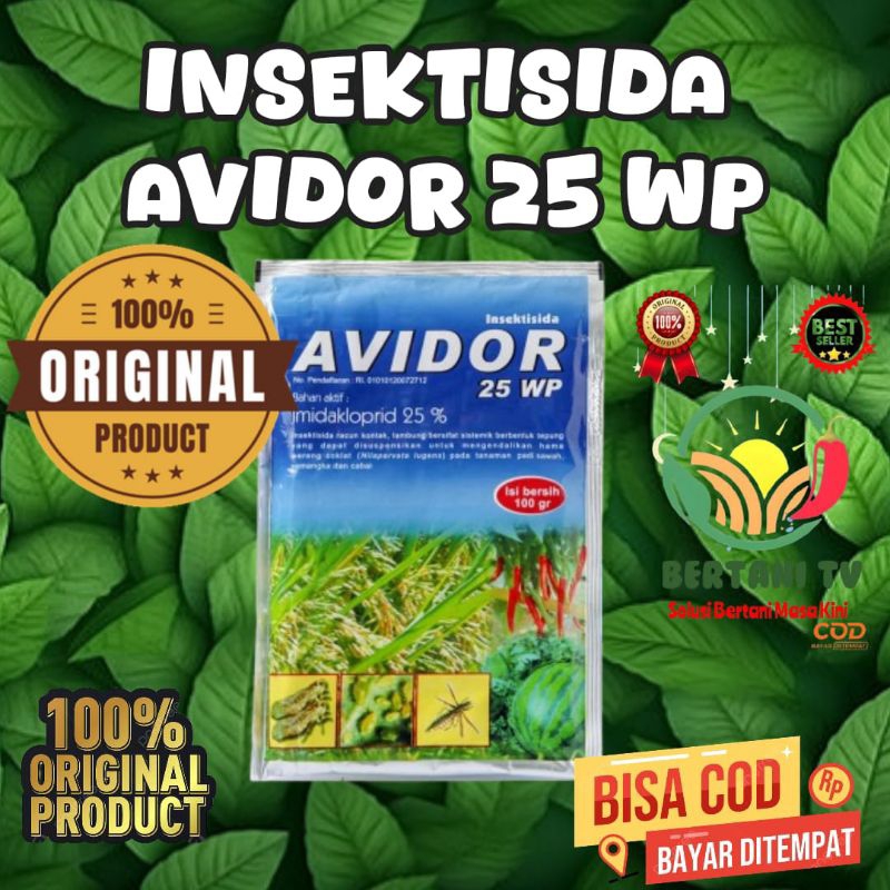 Jual Insektisida Avidor 100 gr,INSEKTISIDA AVIDOR 25 WP 100 GR BAHAN ...