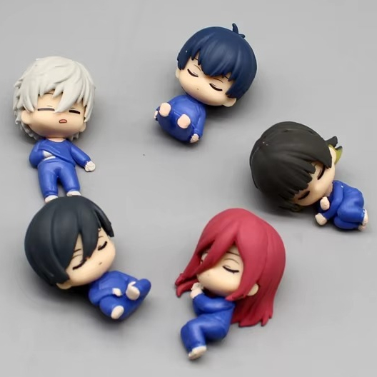 Jual READY STOCK Mini Figure Blue Lock Sleep Pajangan Kawaii Chibi ...