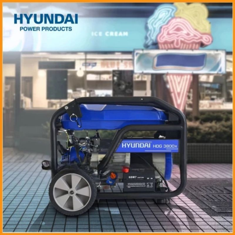 Jual Genset Generator Bensin Hyundai HDG 3800X Genset Hyundai | Shopee ...