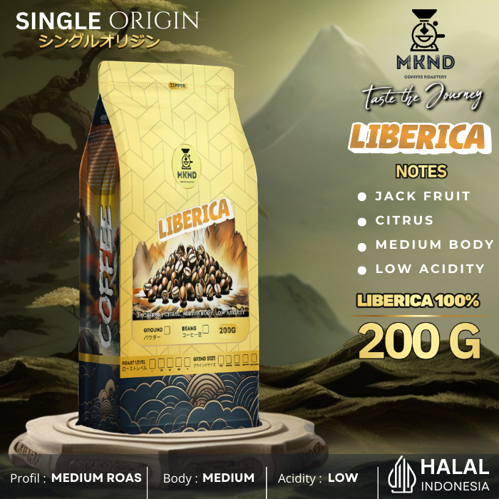Jual MKND COFFEE ROASTERY - Kopi Liberika Sweet 200gr Singgel Origin ...