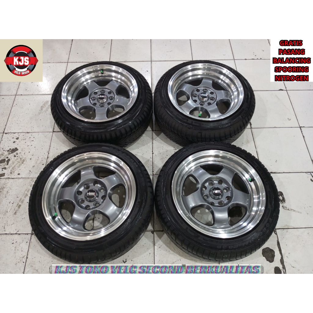 Jual VELG RACING SECOND MODEL VARIASI RING 15 TYPE HSR BRISKET PCD 4X100-4X114,3 + BAN 185 55 ...