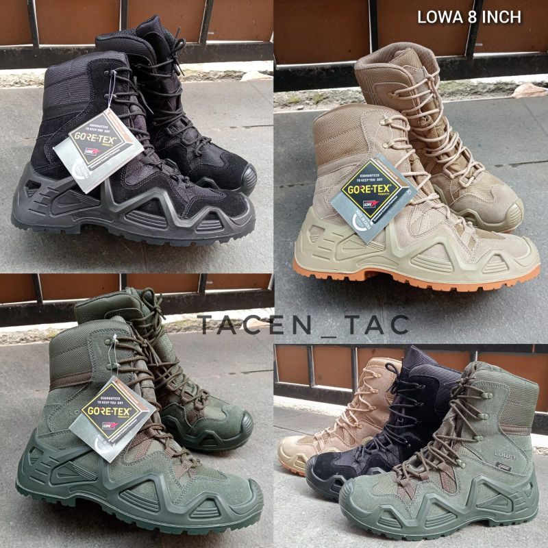Jual Sepatu Lowa 8 Inch Gore-Tex / Sepatu Lowa Zephyr Gore-Tex | Shopee Indonesia