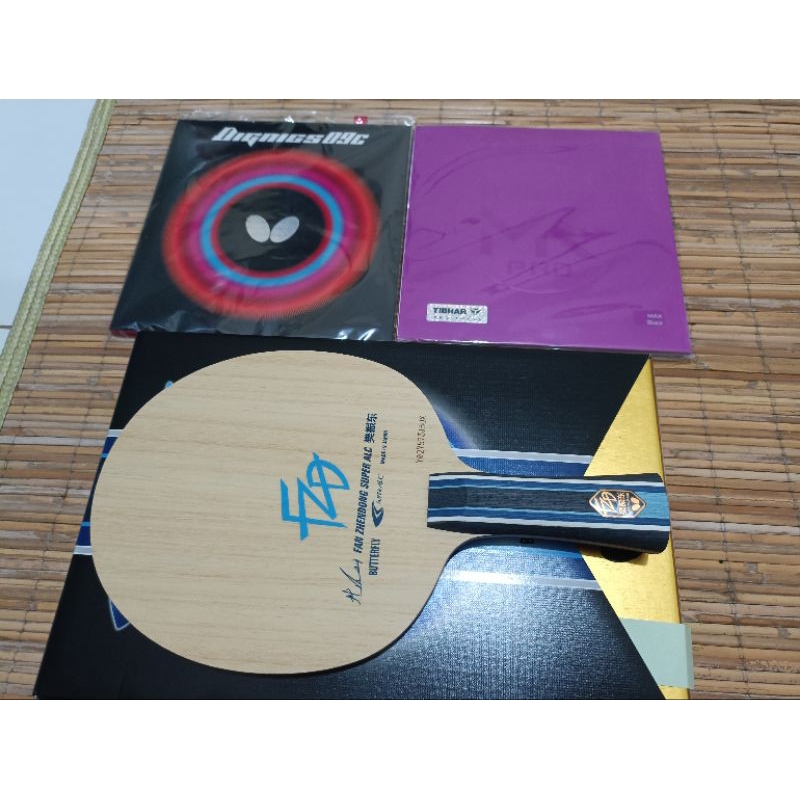 Jual PAKET BAT TENIS MEJA BUTTERFLY FAN ZHENDONG SUPER ALC PLUS DIGNICS ORIGINAL | Shopee Indonesia