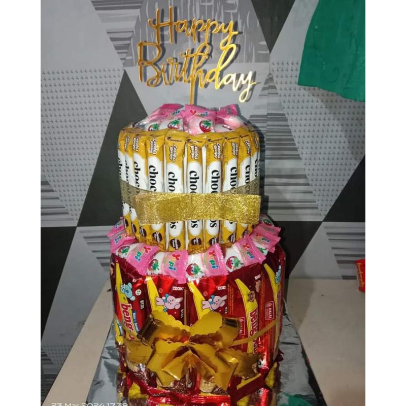 Jual Snack tower Snack ulang tahun kue ulang tahun | Shopee Indonesia