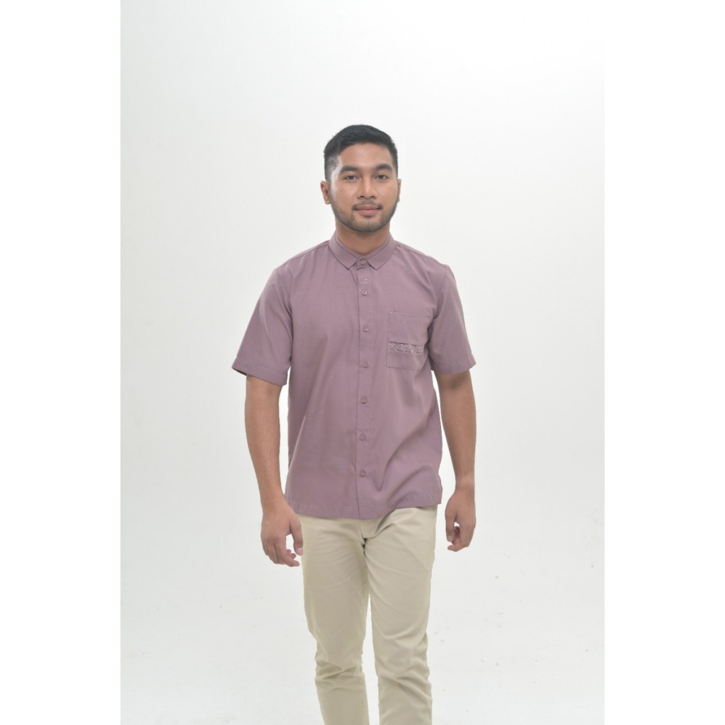 Jual Rabbani - Kemeja Koko Lengan Pendek Kemko Hazyin Pdk | Shopee ...