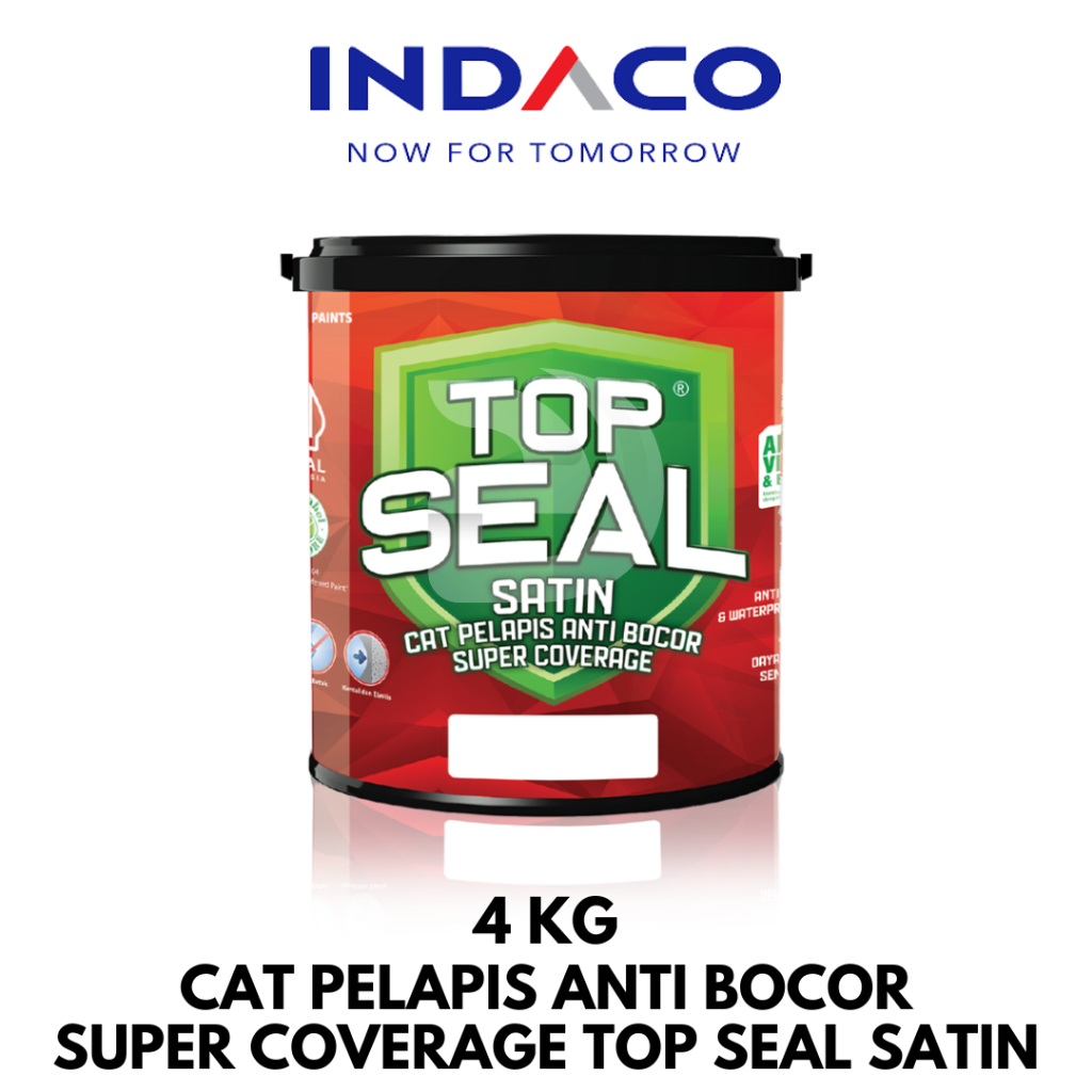 Jual Cat Pelapis Anti Bocor Super Coveragei / TOP SEAL SATIN / Kemasan ...