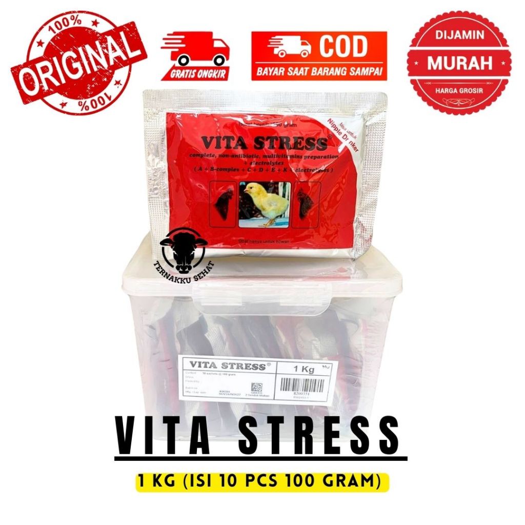 Jual VITA STRESS 100 GRAM (1 BOX ISI 10 SCT) - MEDION - Vitamin Anti ...