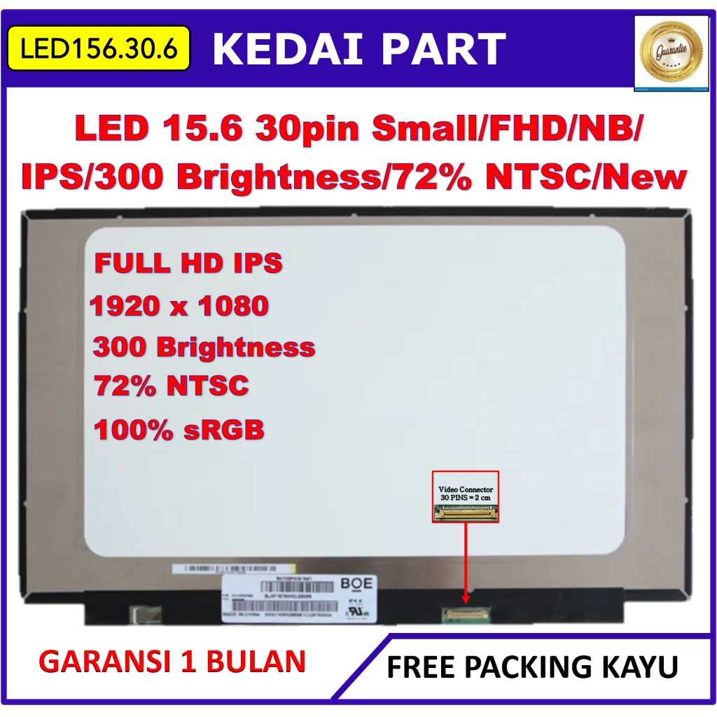 Jual LCD LED Lenovo legion Y7000P YOGA 720-15IKB 15.6 15 Inch 30 Pin 30pin Small Narrow Full HD ...