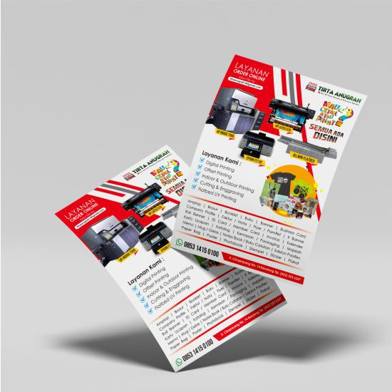 Jual Paket Cetak Brosur / Leaflet Ukuran A4 - paket isi 100 Lembar | Shopee Indonesia