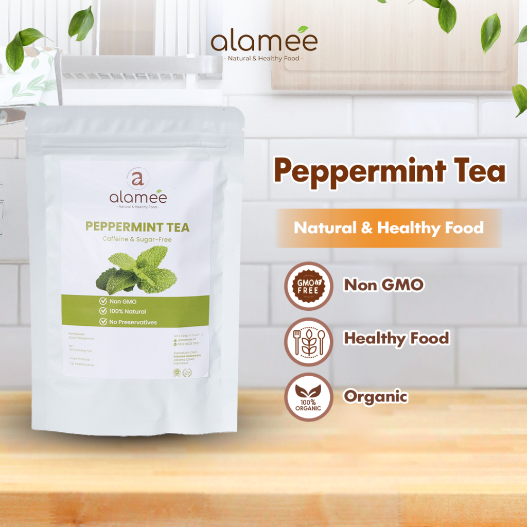 Jual ALAMEE Peppermint Tea Teh Daun Mint Minuman Herbal Tradisional ...