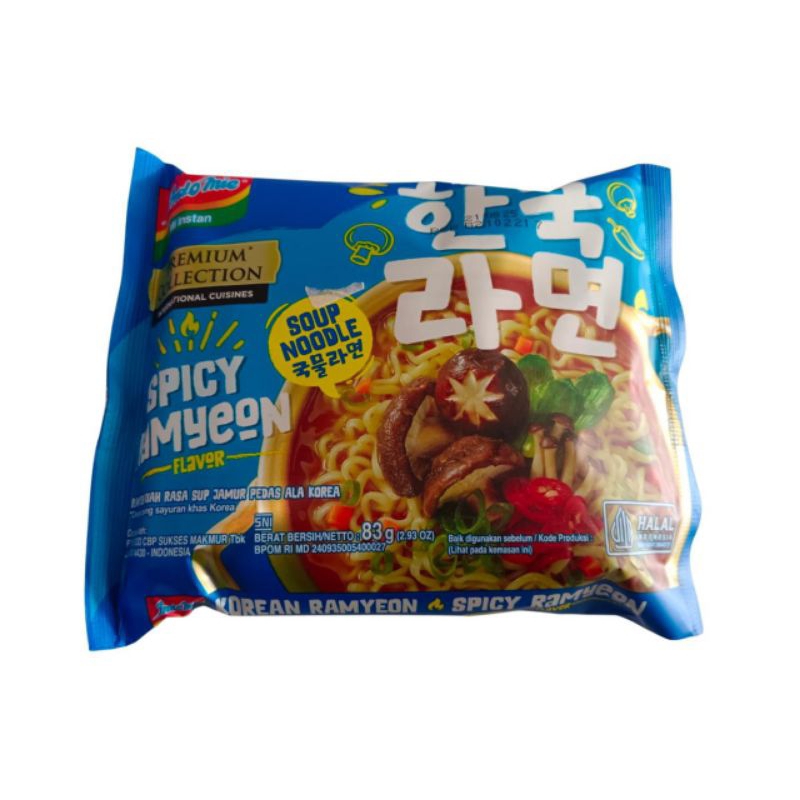 Jual indomie spicy ramyeon 83gr soup noodle korean ramyeon | Shopee Indonesia