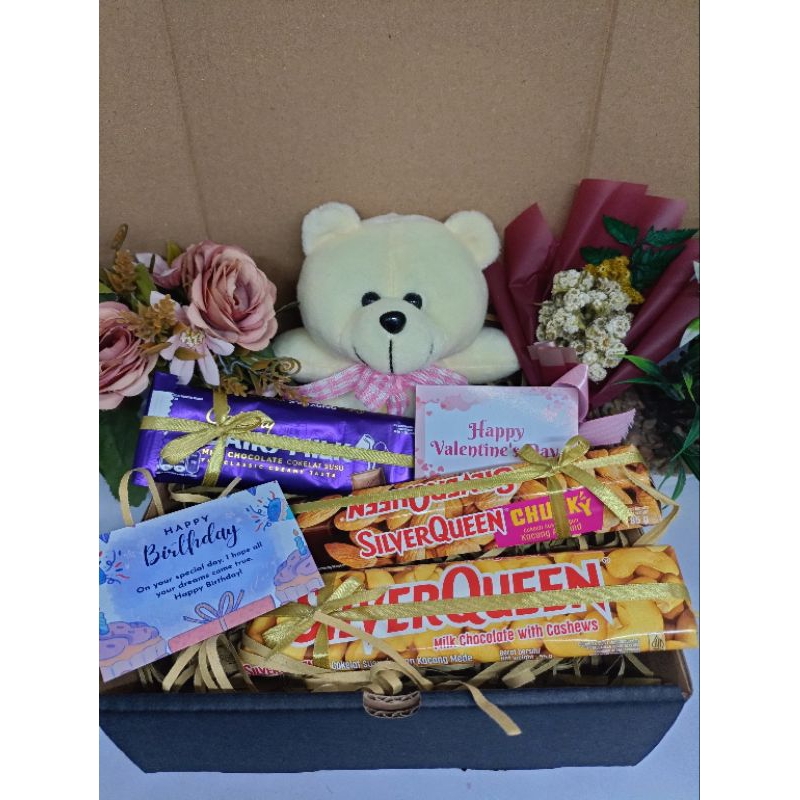 Jual Hadiah Gift Box/ Hampers Boneka bear / kado valentine Ulang tahun ...