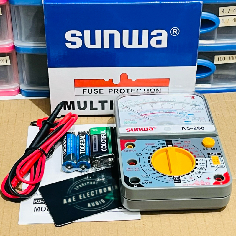 Jual Multitester Analog SUNWA KS-268 KS-278 KS-238 Multitester Original ...