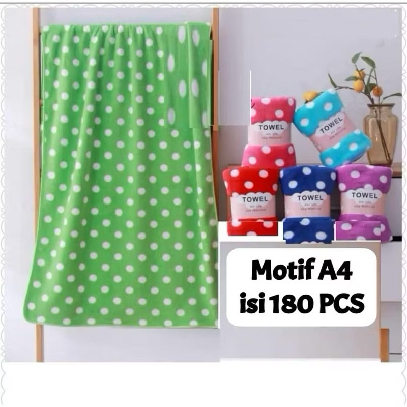 Jual GB (motif bulat)Handuk Cotton Towel Motif bulat Handuk Mandi ...