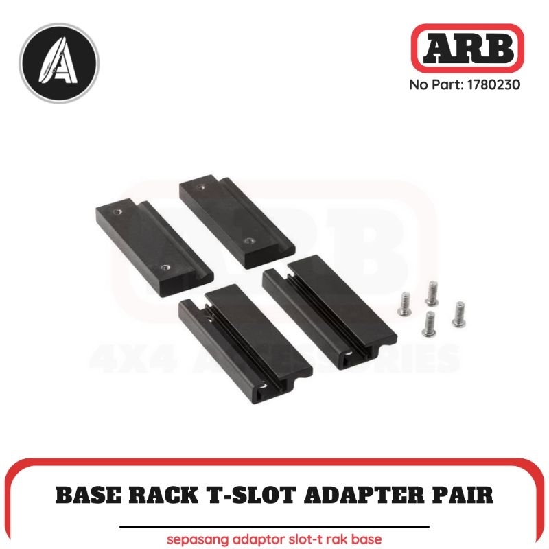 Jual ARB BASE Rack T-Slot Adapter Pair — 1780230 | Shopee Indonesia