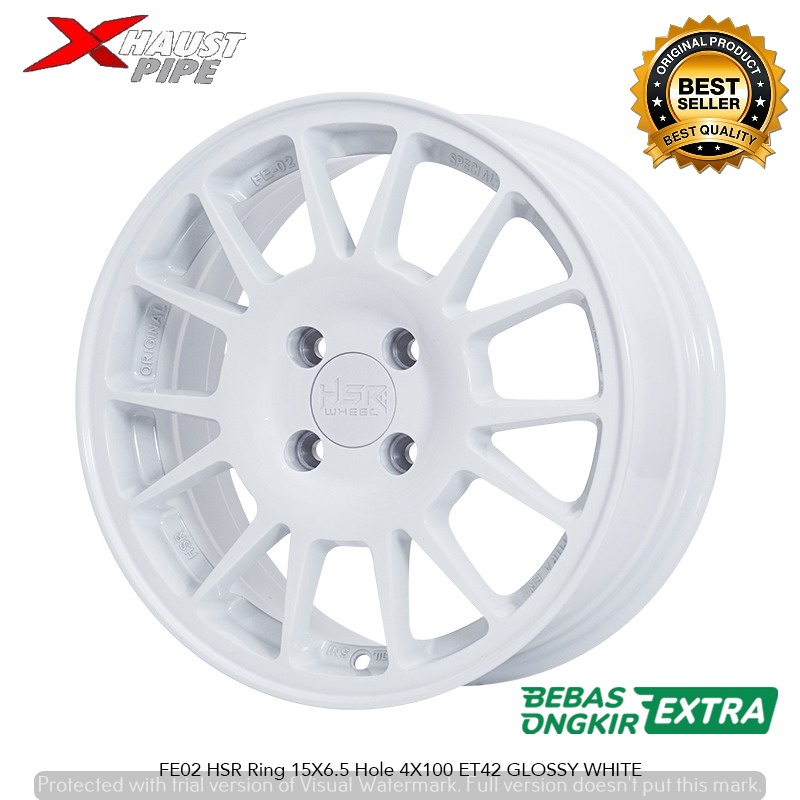 Jual Velg Original HSR FE02 Series Fitra Eri Ring 15 Pcd 4X100 Cocok Untuk Agya Calya Sigra ...