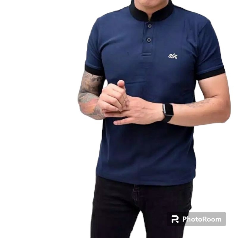 Jual Kaos polo shanghai six original lengan pendek branded bisa cod ...