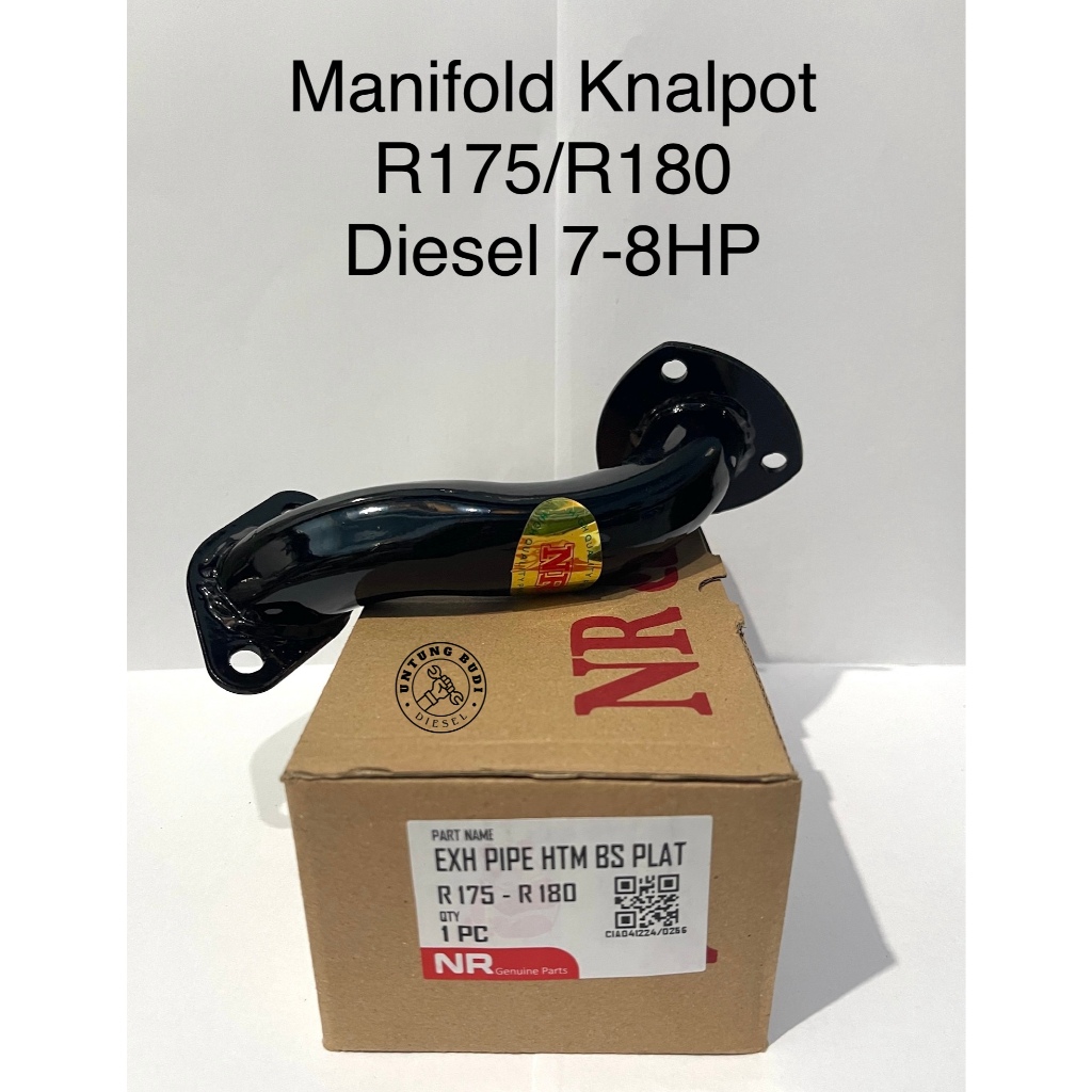 Jual Pipa Knalpot R175 R180 NR Leher Manifold Exhaust Pipe Silencer ...
