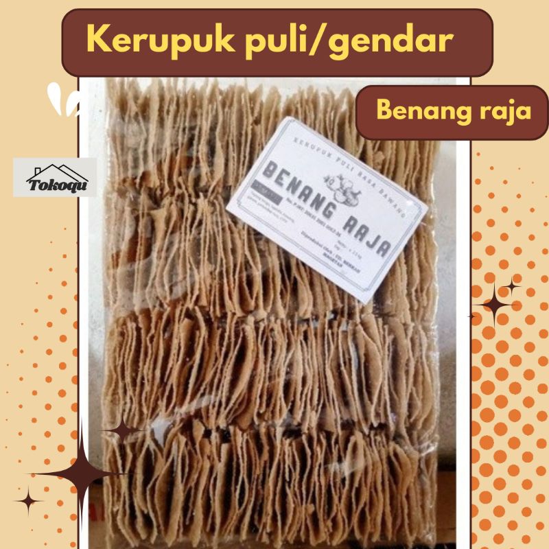 Jual Kerupuk puli mentah/ kerupuk gendar mentah/ kerupuk lempeng mentah ...