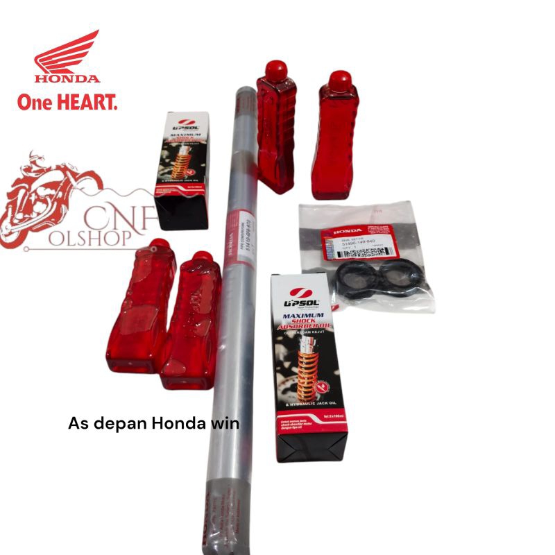 Jual paket as shock depan Honda win ( as satu pcs+ seal shock satu ...