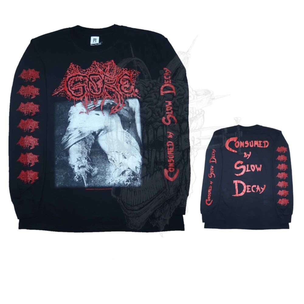 Jual Long Sleeve - Gore - Consumed By Slow Decay | Shopee Indonesia