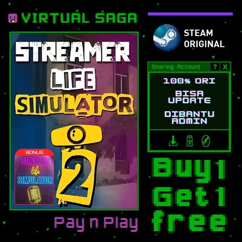Jual Streamer Life Simulator 2 Sharing Game PC | Shopee Indonesia