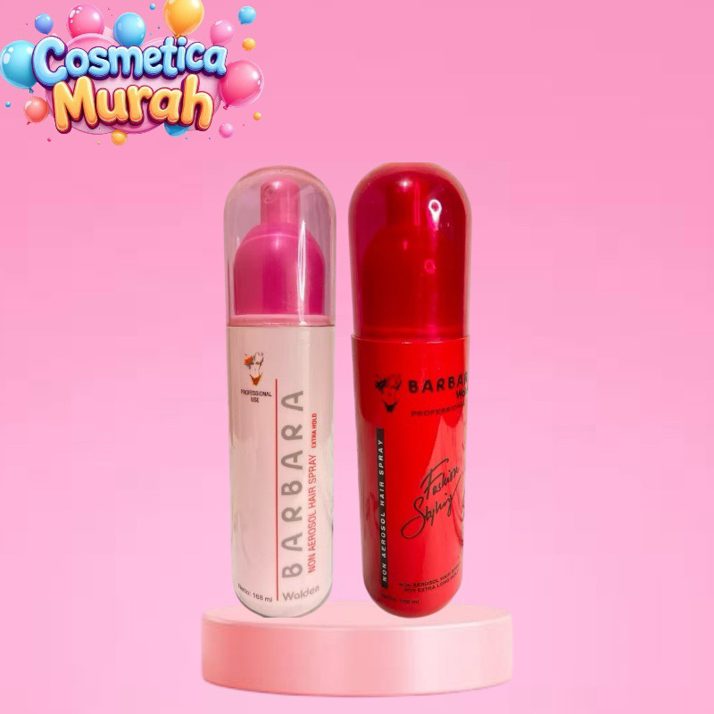 Jual ua,ux] ADA HARGA GROSIR - BARBARA HAIR SPRAY STRONG WALDEN 168 ML ...